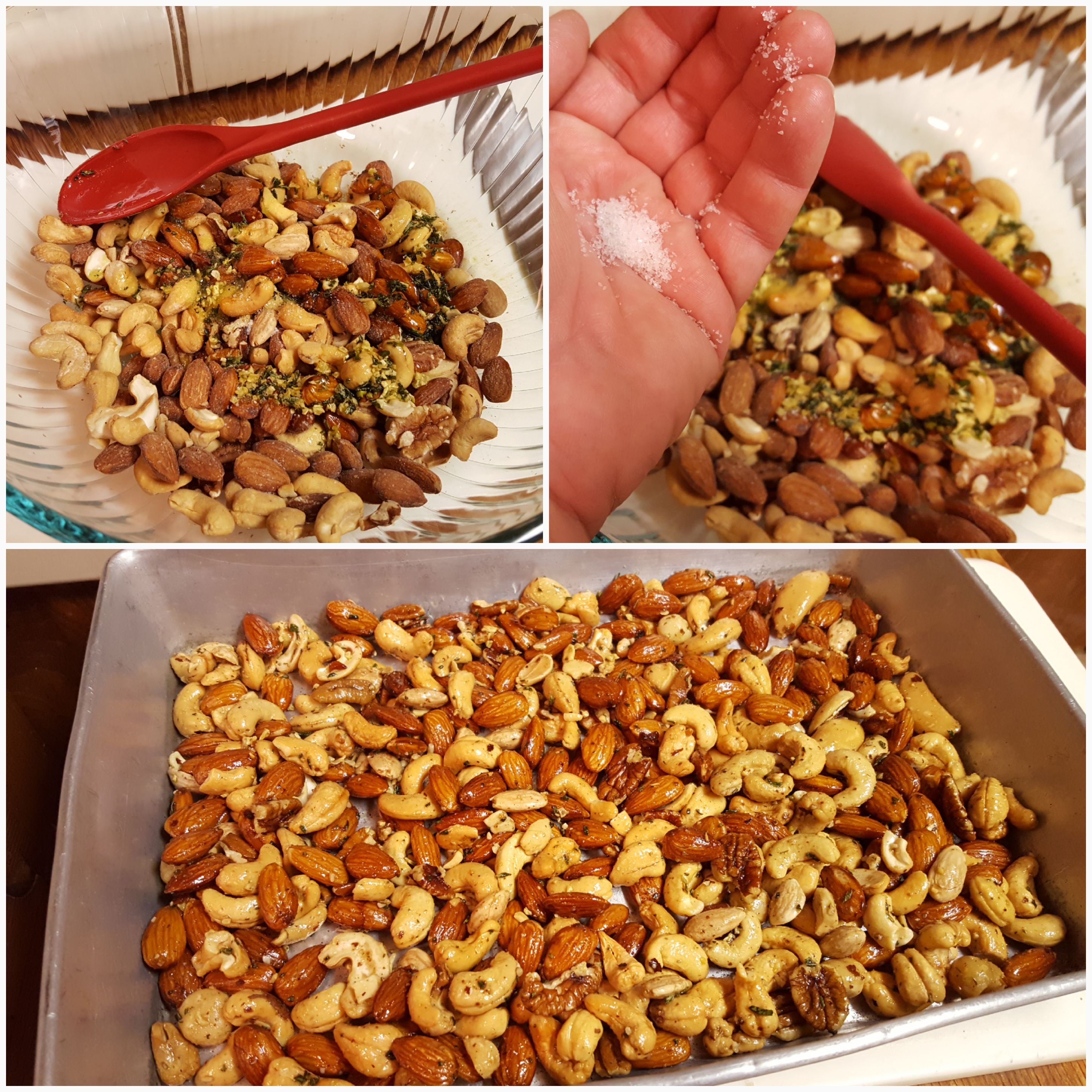 Rosemary & Garlic Roasted Nuts – Mostly Greek