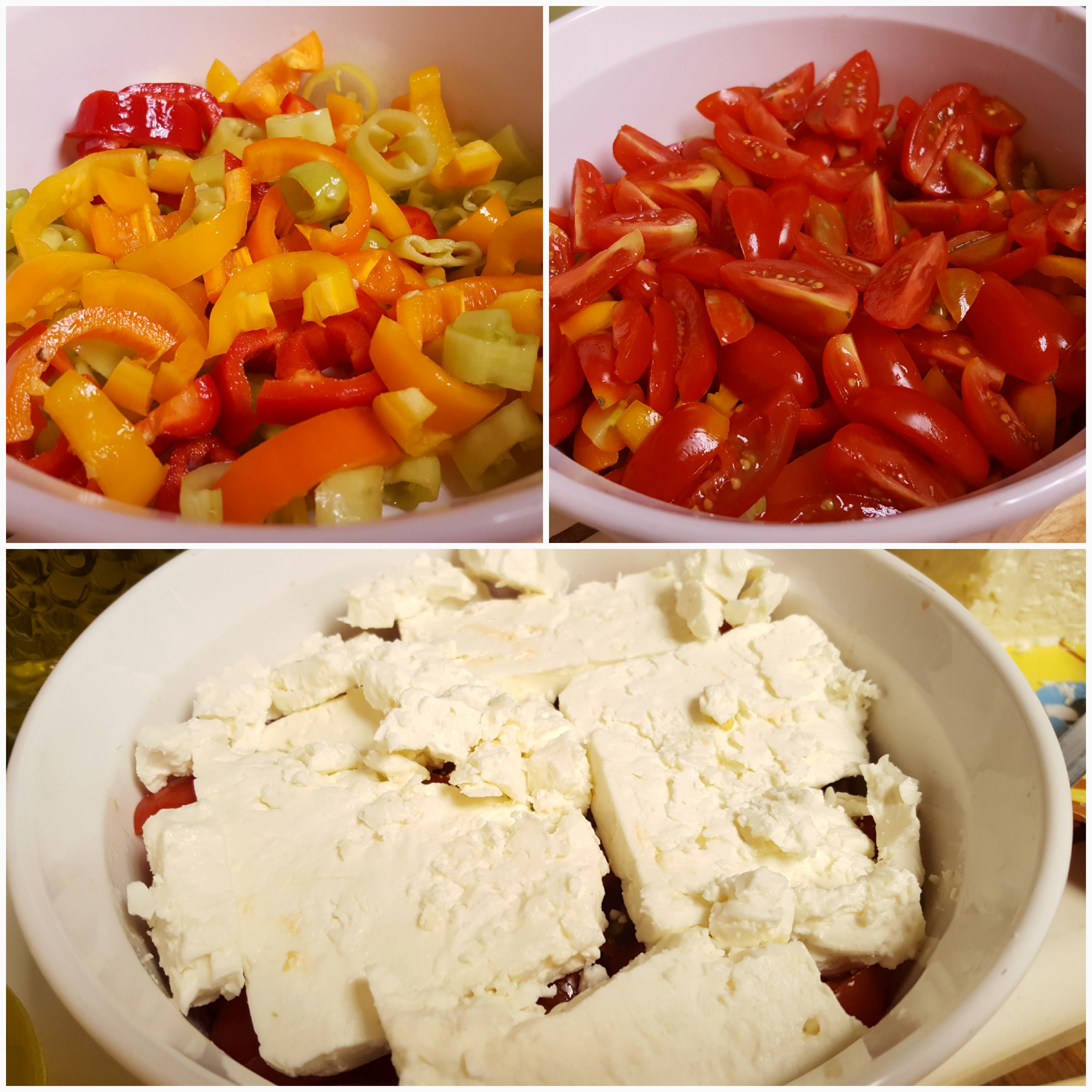 Bouyiourdi (Spicy Baked Feta with Tomatoes and Peppers) – Mostly Greek