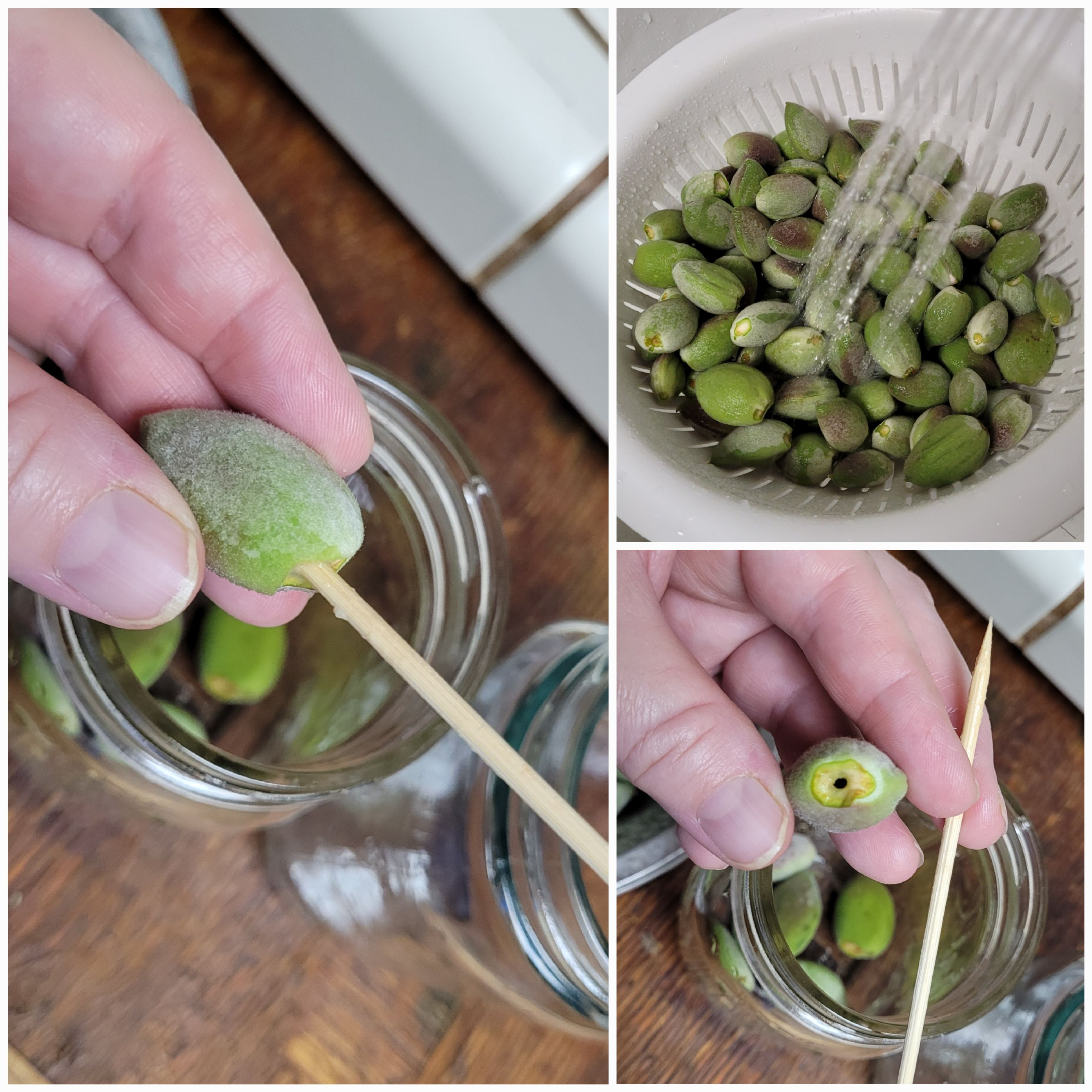 Pickled Green Almonds – Mostly Greek